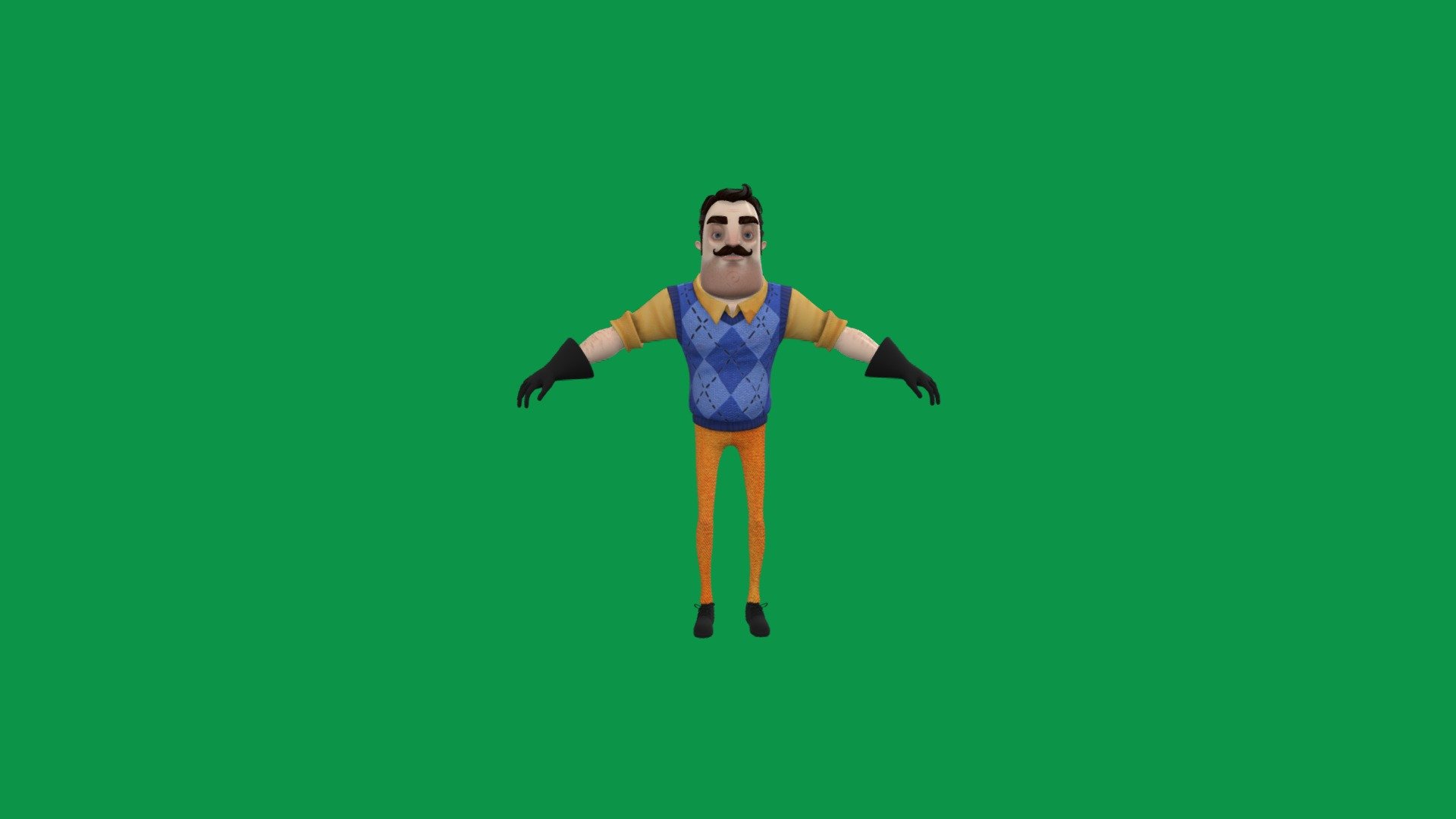 Hello Neighbor 2 | Advanced Neighbor - Download Free 3D model by ...