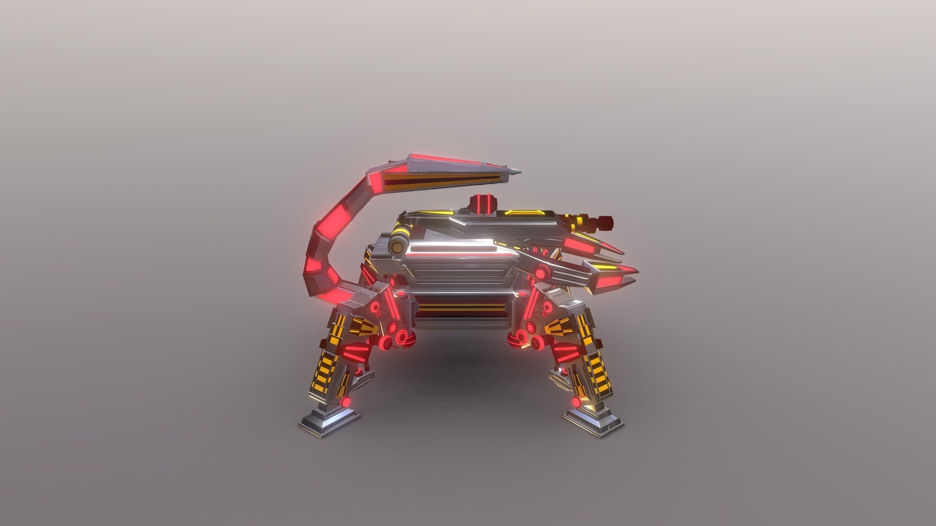Scorpion-Crab Mech - 3D model by Bagadanga [03ea02a] - Sketchfab