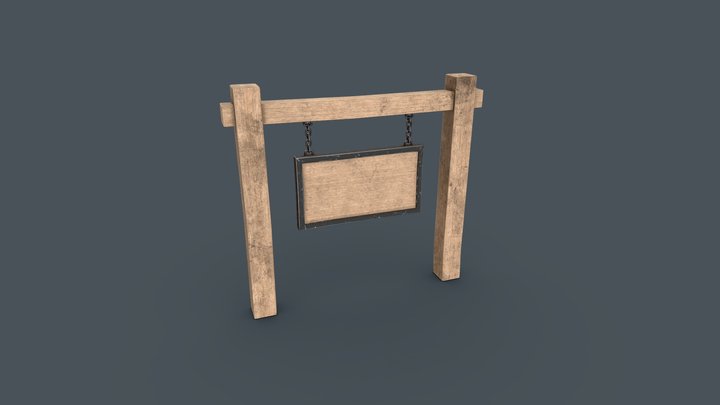 Signboard 3D models - Sketchfab