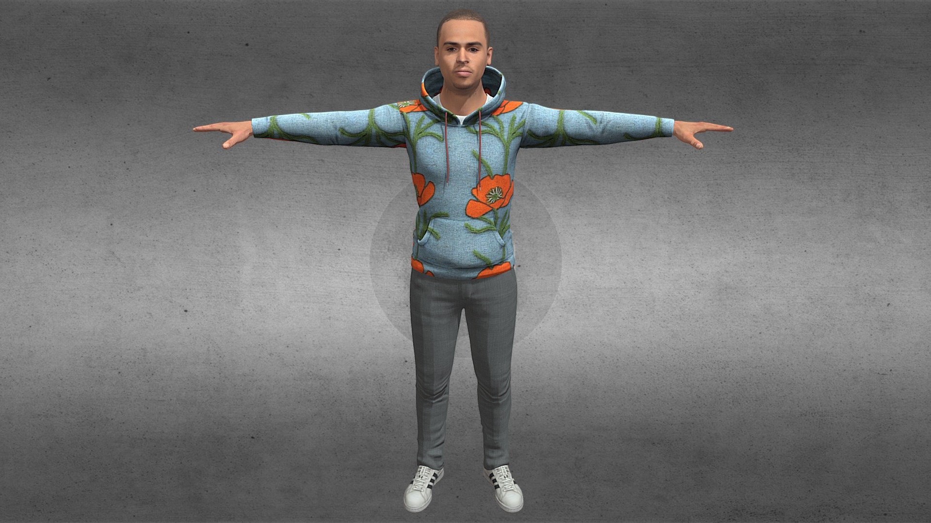 Chris Brown Avatar - 3D model by Jasnoor Singh🔺 (@jasnoor.harry ...