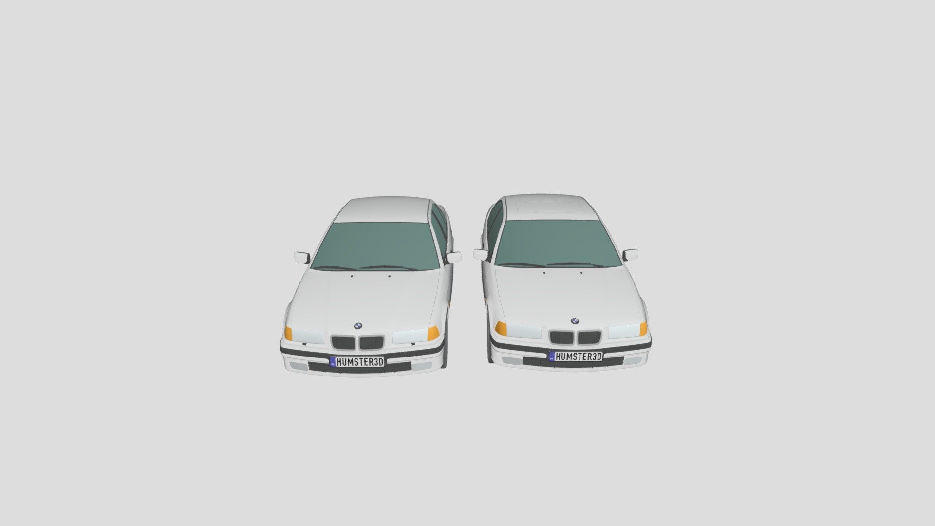 BMW 3 Series E36 Compact And Sedan - Download Free 3D model by ...