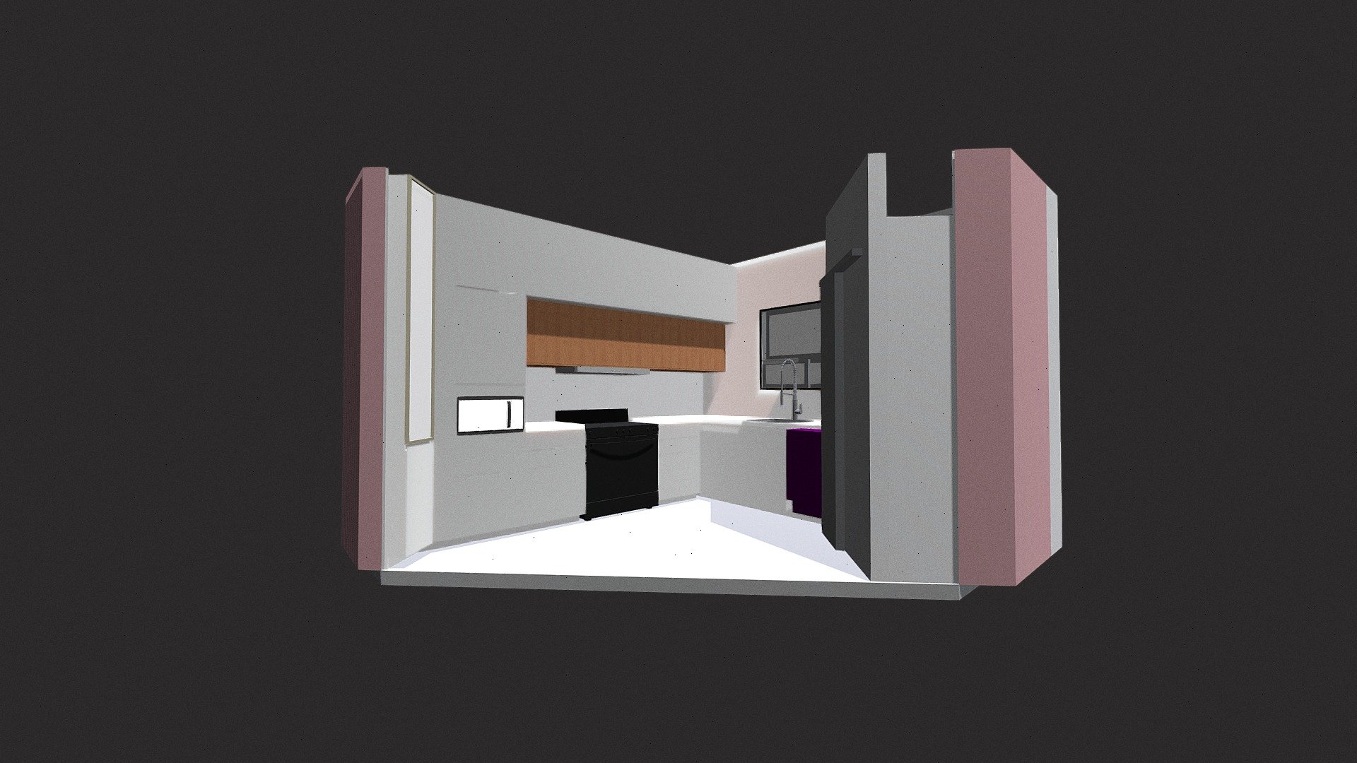 Kitchen - 3D model by mahmoudelkorashy0 [03f1cc3] - Sketchfab