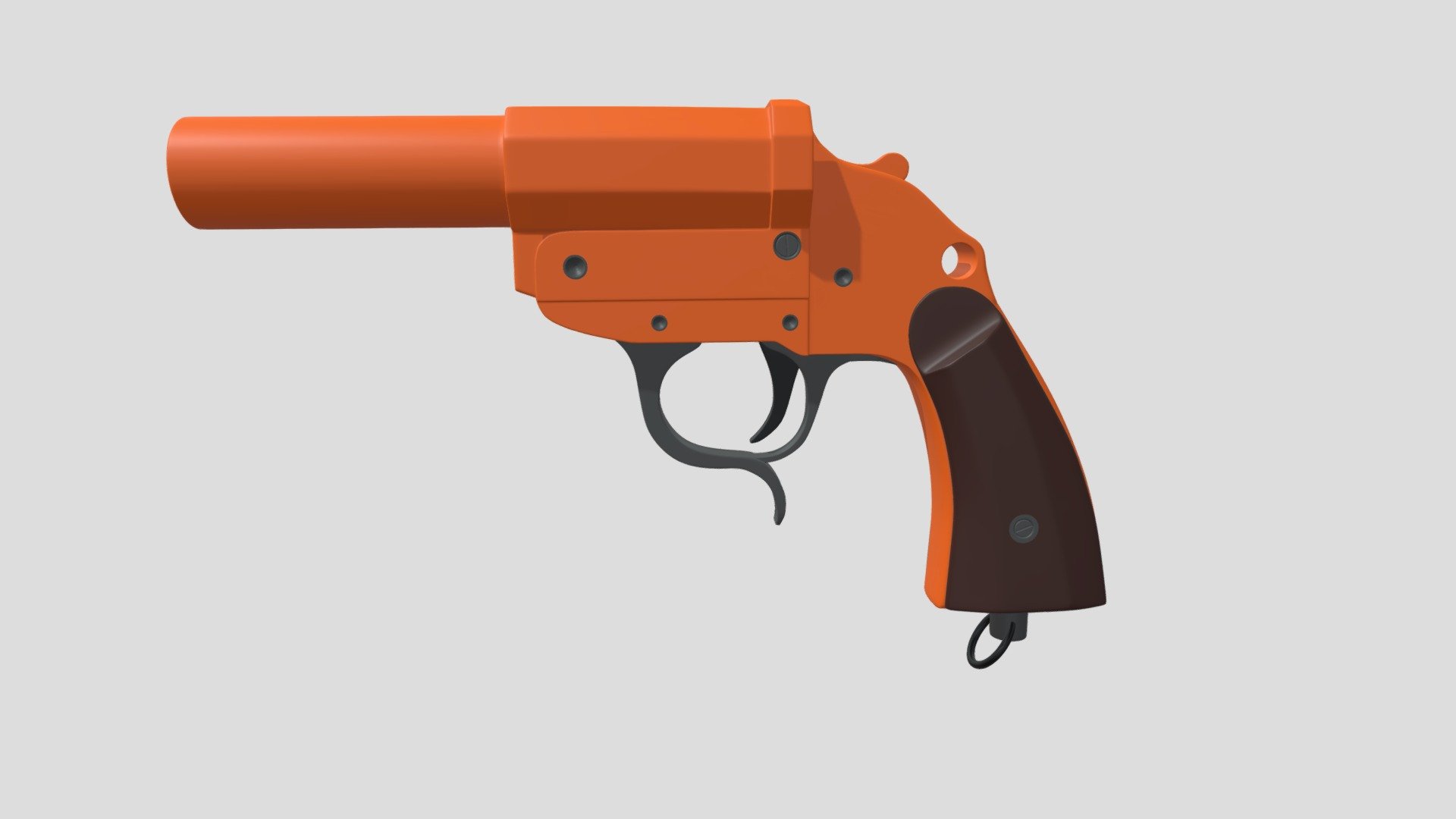 signal pistol (subdivide modeling) - Download Free 3D model by Fan_Lord ...