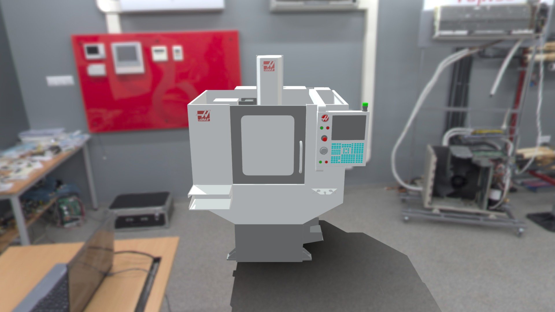 Mini-Mill-Haas v1 - 3D model by hielkebaron [03f4f65] - Sketchfab