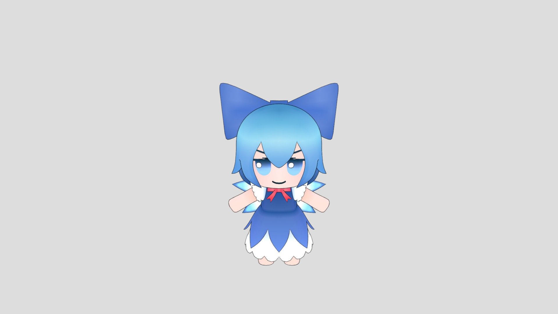 Cirno Fumo - 3D model by Meovvsotis (@myosotis367) [03f652a] - Sketchfab