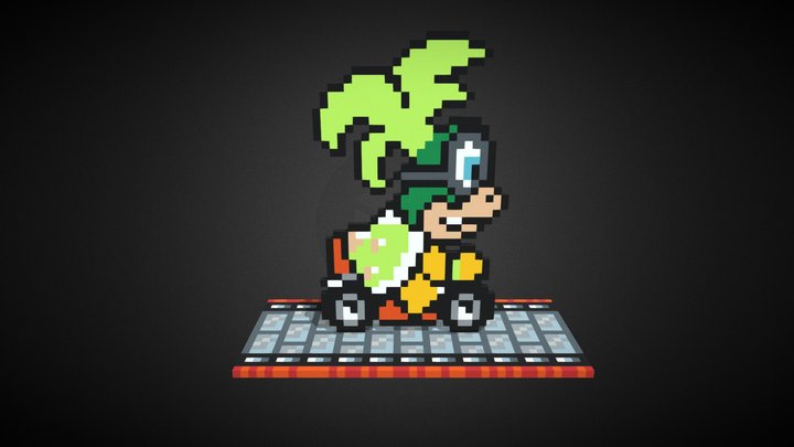 Koopa 8 Bit Grid