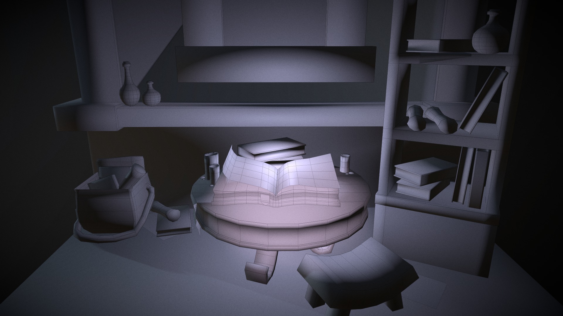 Cartoon Scene - 3D model by Kinigeru [03f7a5b] - Sketchfab