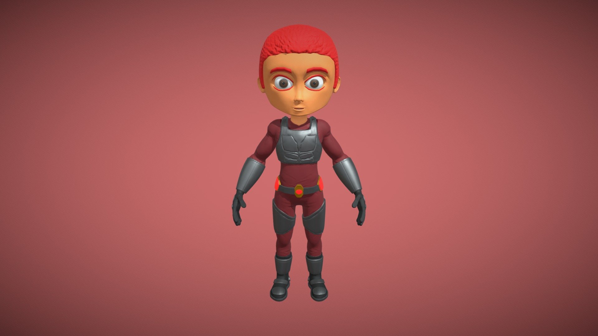 sci fi chibi soldier - 3D model by H_Suterio [03f847b] - Sketchfab