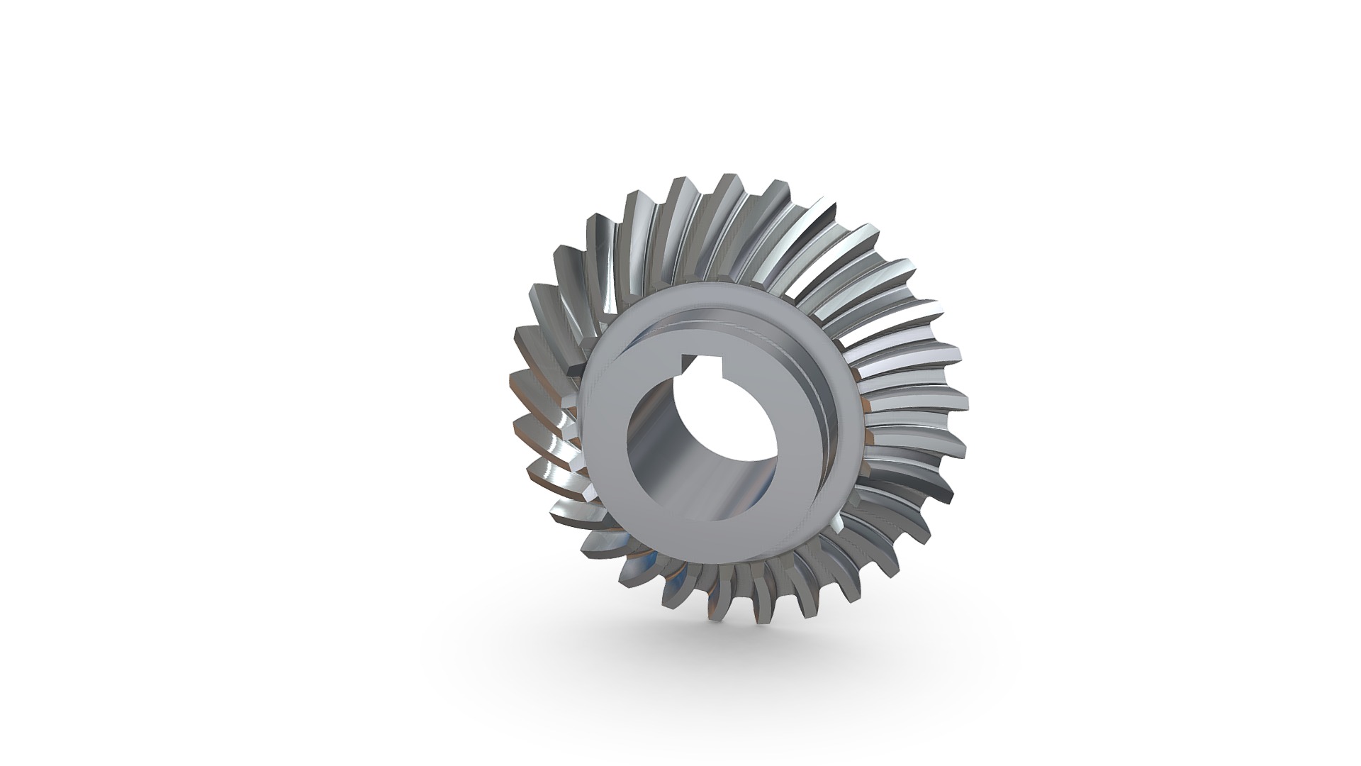 Bevel Gear (Connector) - 3D model by 3D Metalforge (@3dmetalforge ...