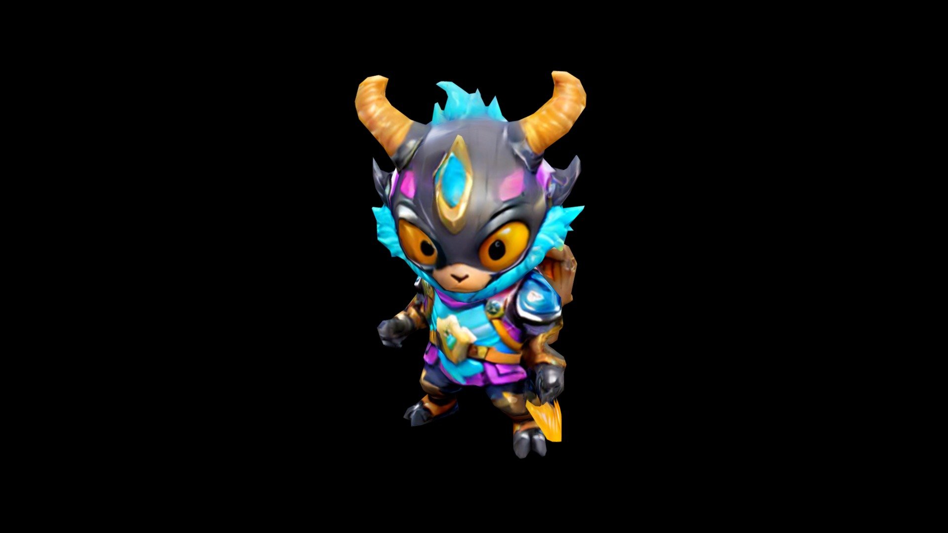 "Pink Mythical Mammal The Animated Action Figure - Download Free 3D ...