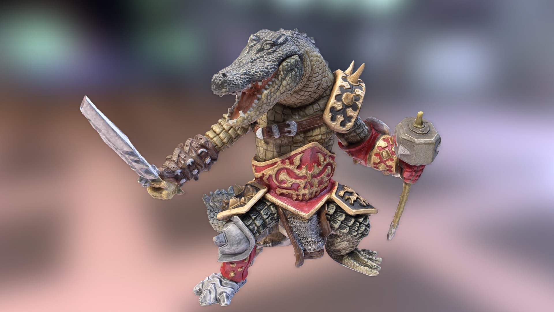 (NVA) Crocodile Warrior - 3D model by Mixed Reality Lab ...