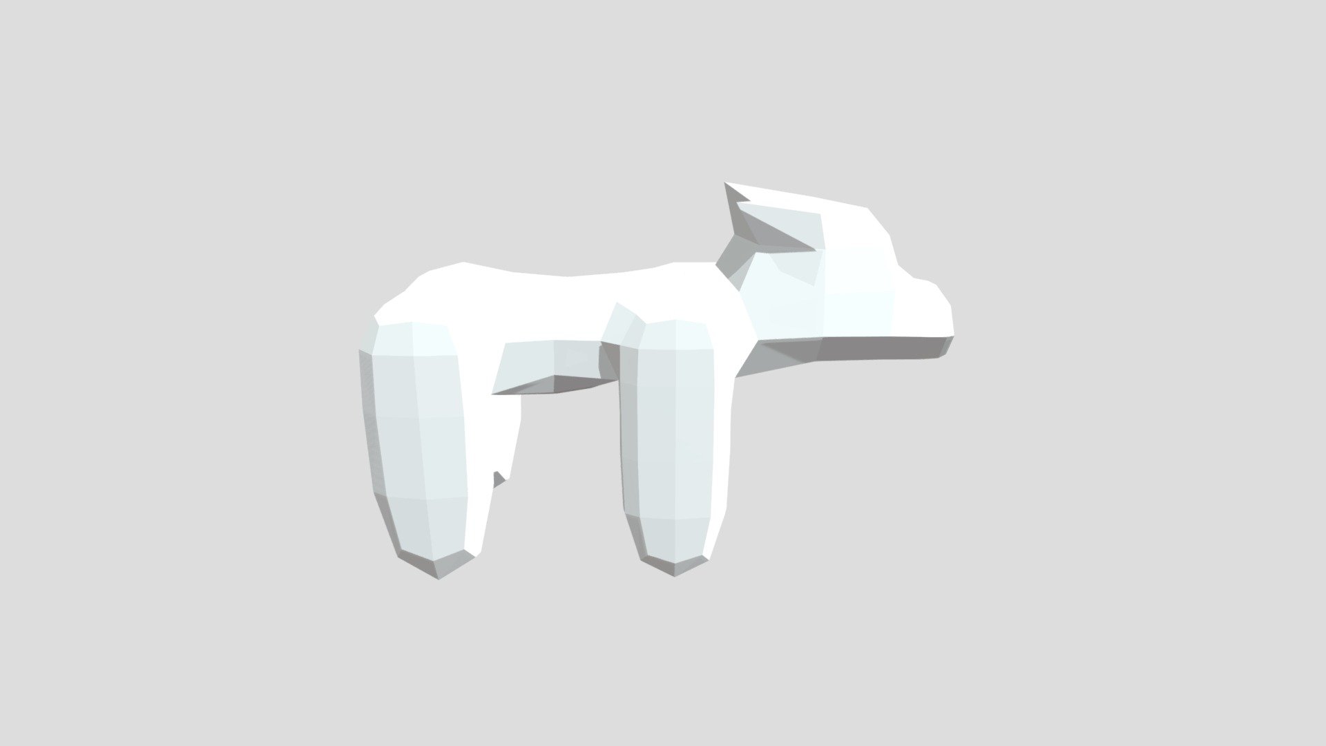 Very Low Poly Dog - Download Free 3D model by princekarosiya [03ffe24 ...