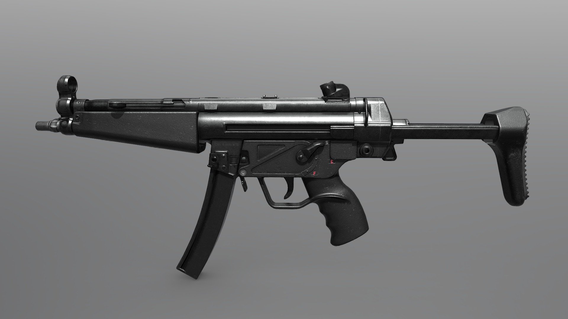 MP5 (A3) lowpoly Game Ready - 3D model by Titanium97 [0403a5c] - Sketchfab