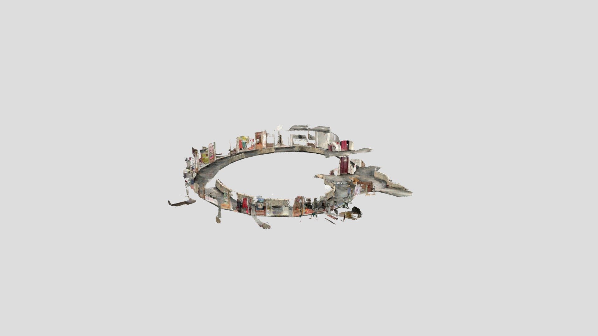 caracol metro nuñoa - Download Free 3D model by EGM_arq [0405e2a] - Sketchfab