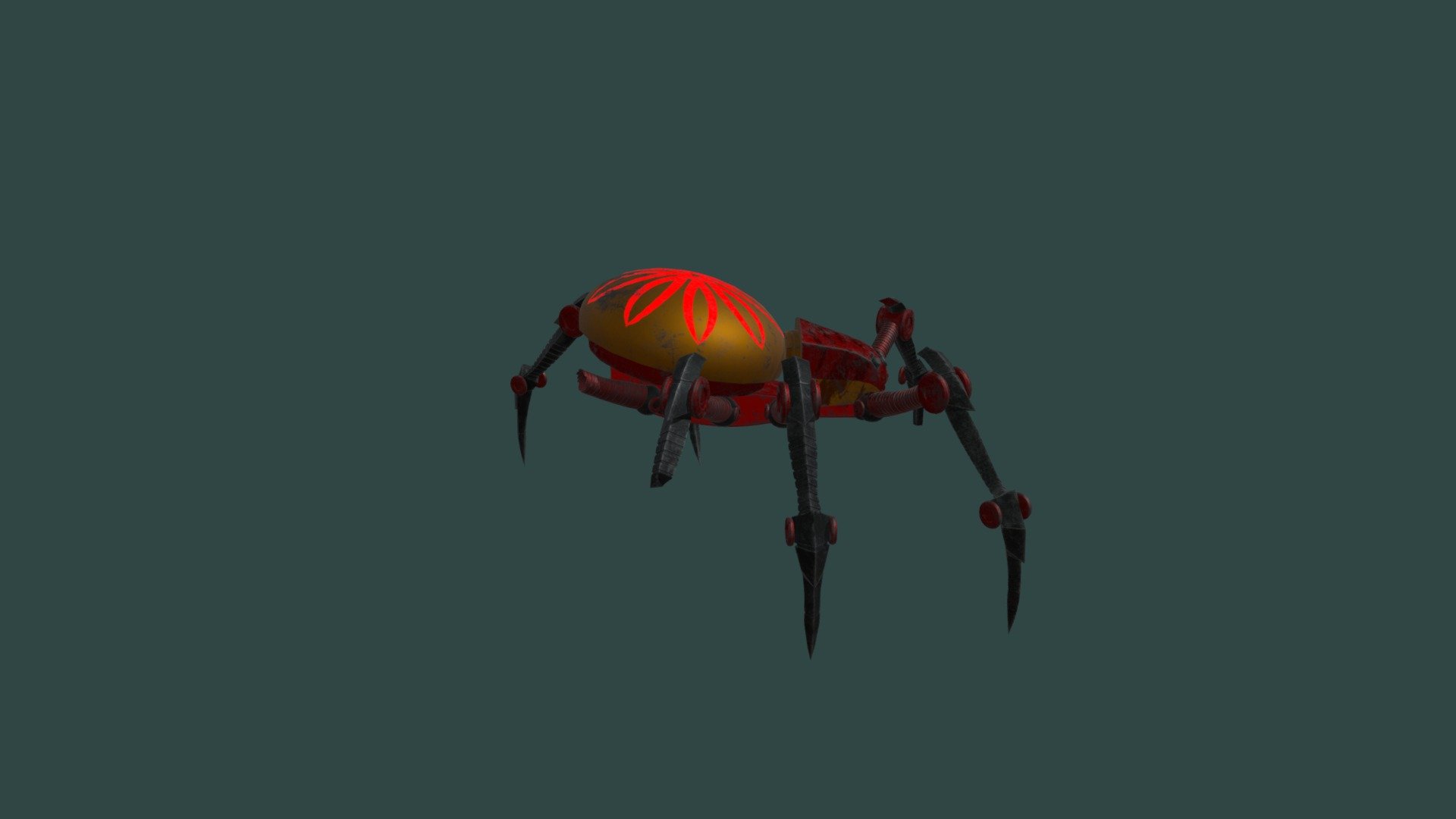 SpiderBot - 3D model by Aries Alexis (@reeses.pieces42453) [0406ed4] - Sketchfab