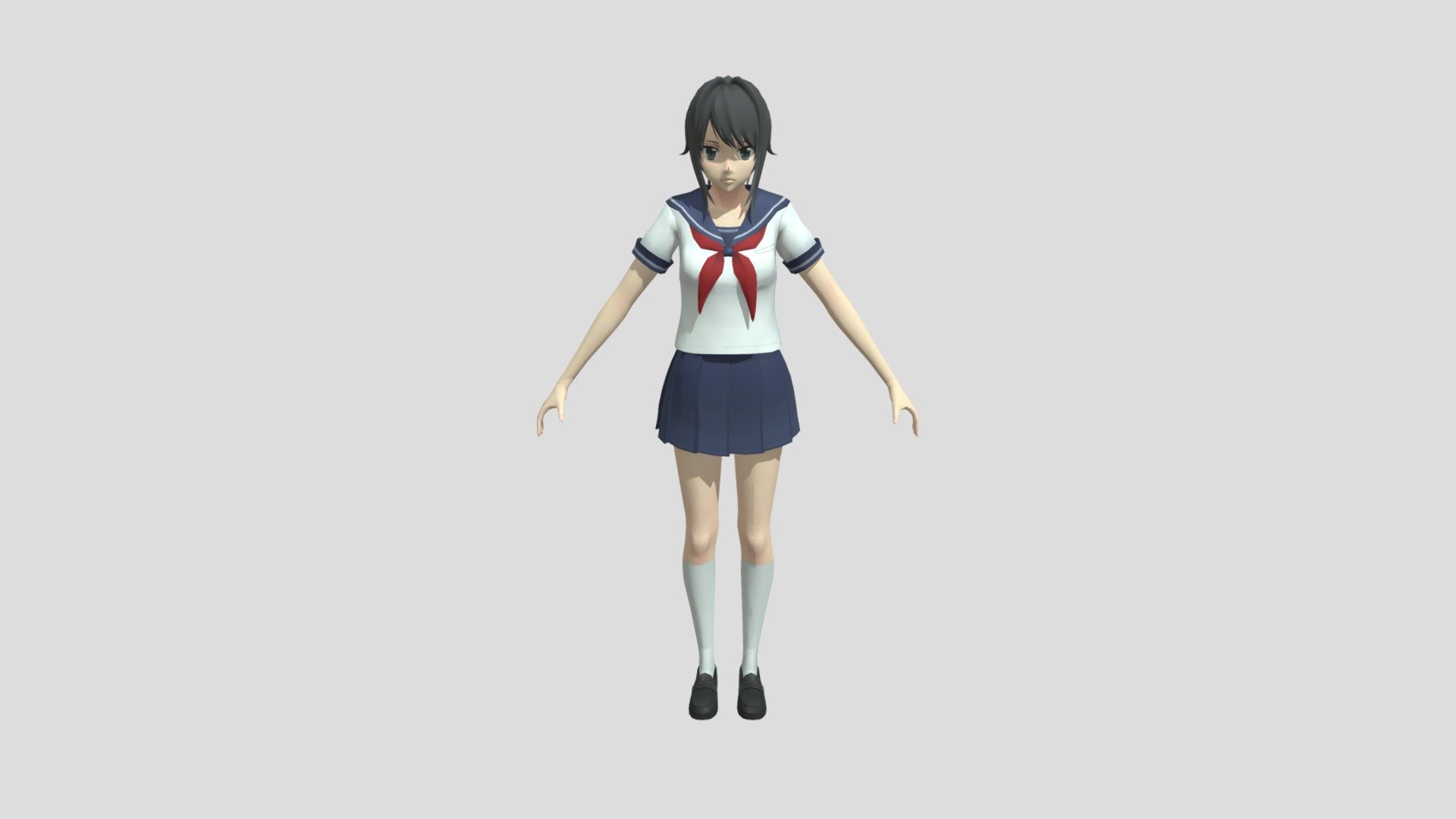 Ayano_aishi_yandere_simulator - Download Free 3D model by Gigglegirl_75 [0407edd] - Sketchfab