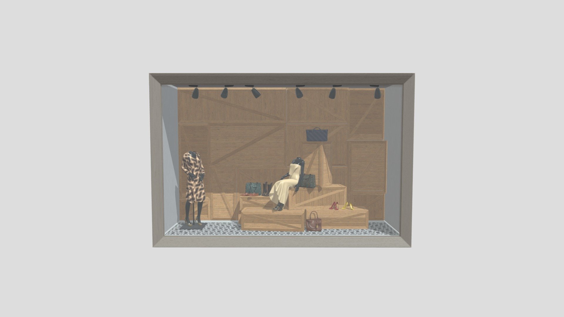 storefront 11 AM239 Archmodels - Buy Royalty Free 3D model by ...