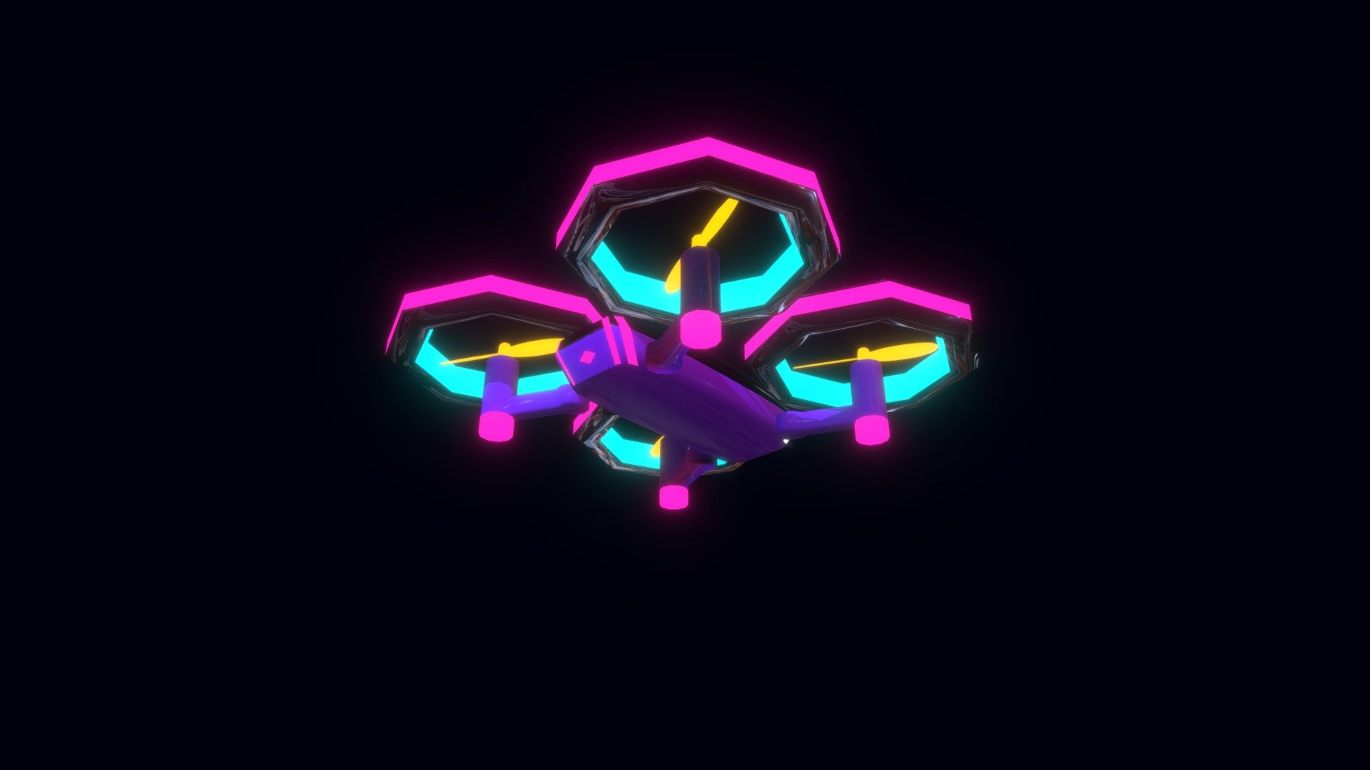 Drone - 3D model by paix (@baristurkmen) [040b0f0] - Sketchfab