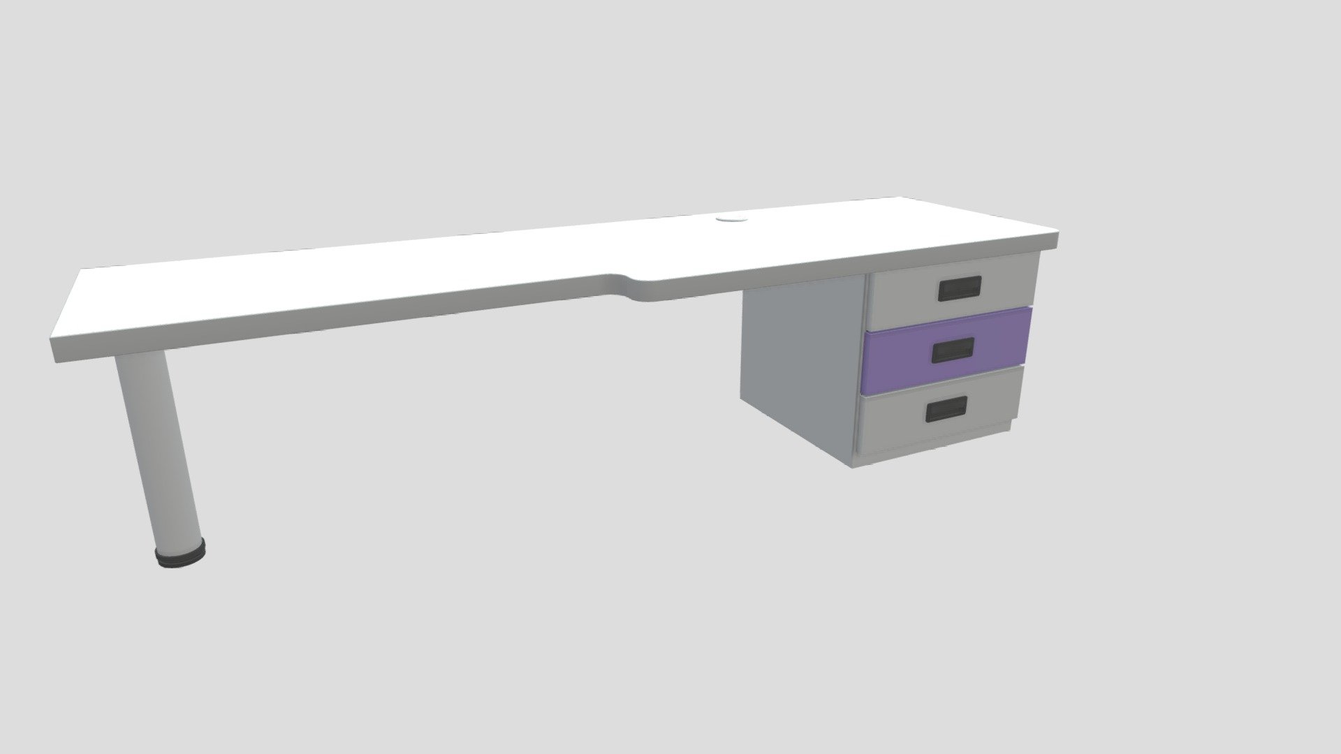 Desk - Download Free 3D model by Dragomike (@dragomikedragon) [040b609 ...