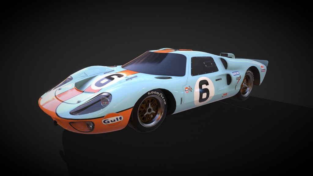 ford gt40 - A 3D model collection by znxxy - Sketchfab