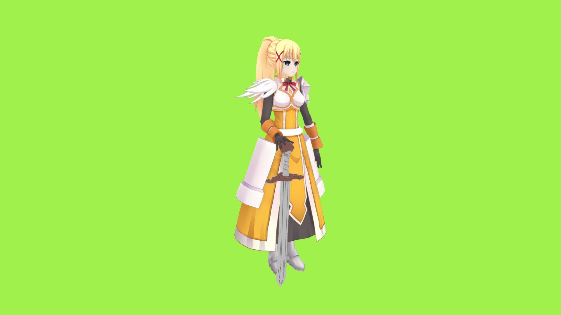 Darkness - Konosuba - 3D model by Casttelan2 [040dec3] - Sketchfab