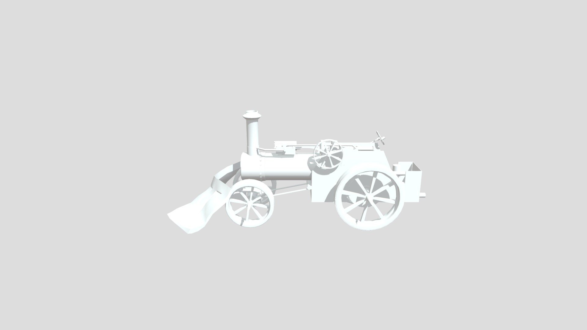 Traction Engine (High Poly) - Download Free 3D model by Reason Delafét ...