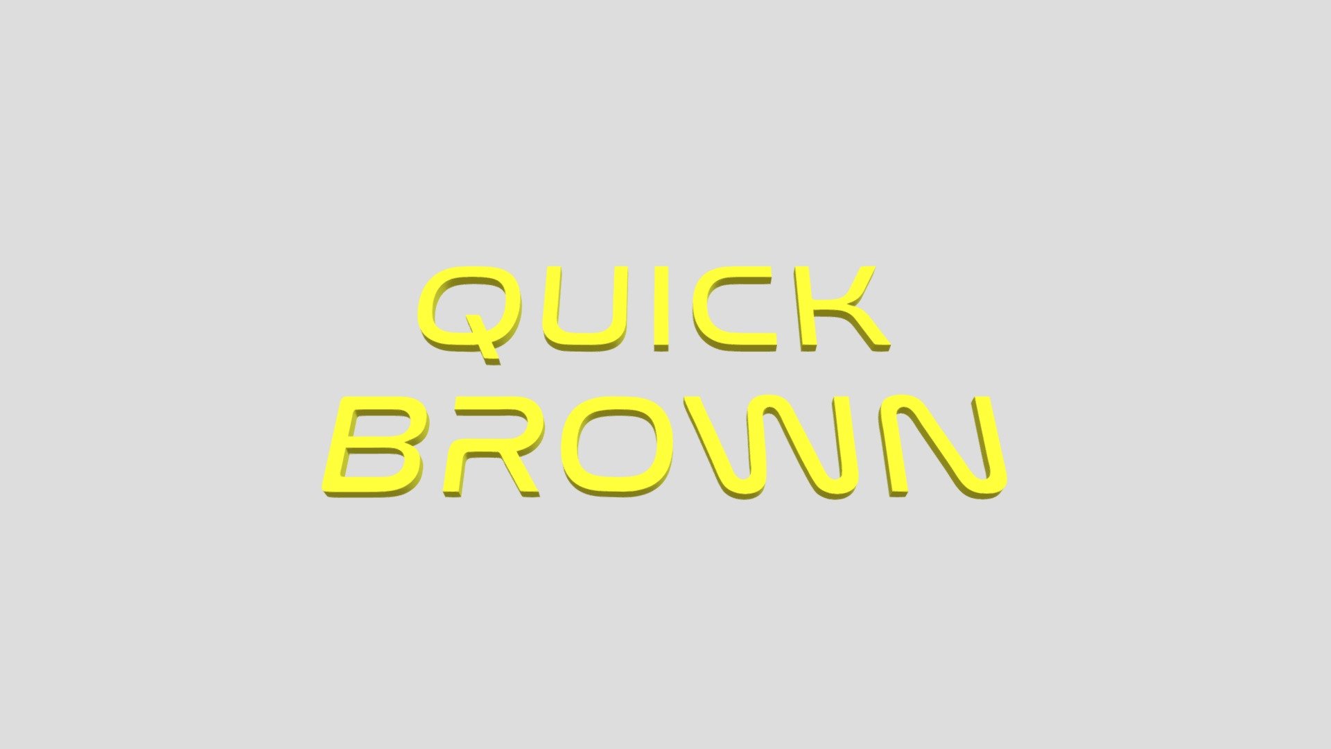 Quick Brown New - Download Free 3D model by AlkemiAtelier [0411200 ...