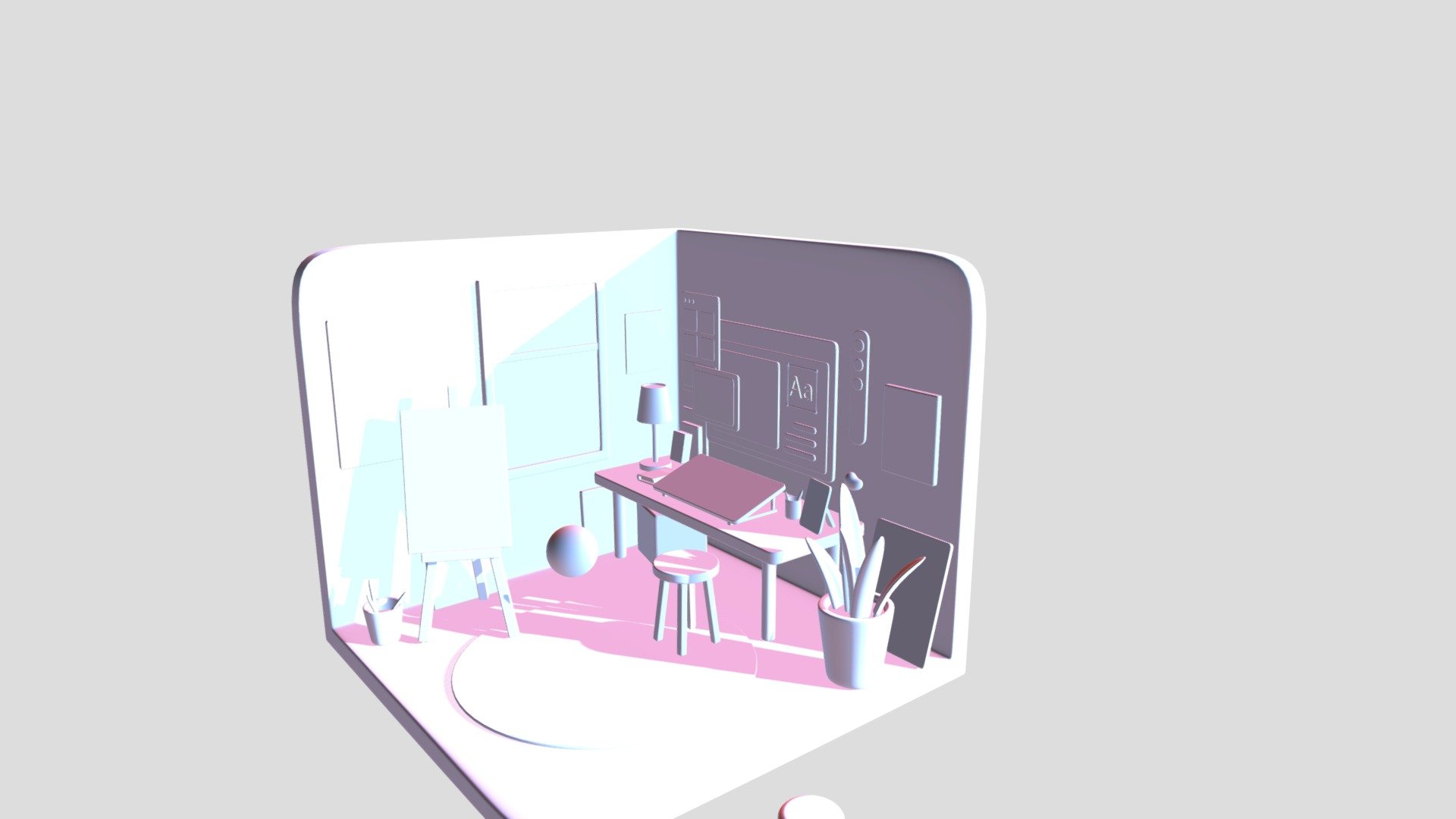 Mini_room_art_copy - Download Free 3D model by dedanilkaa [0413307 ...