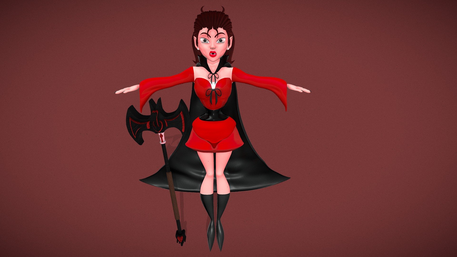 Final Character Design + Prop No_ 2 - 3D model by Alicia Wong (@aliciak ...