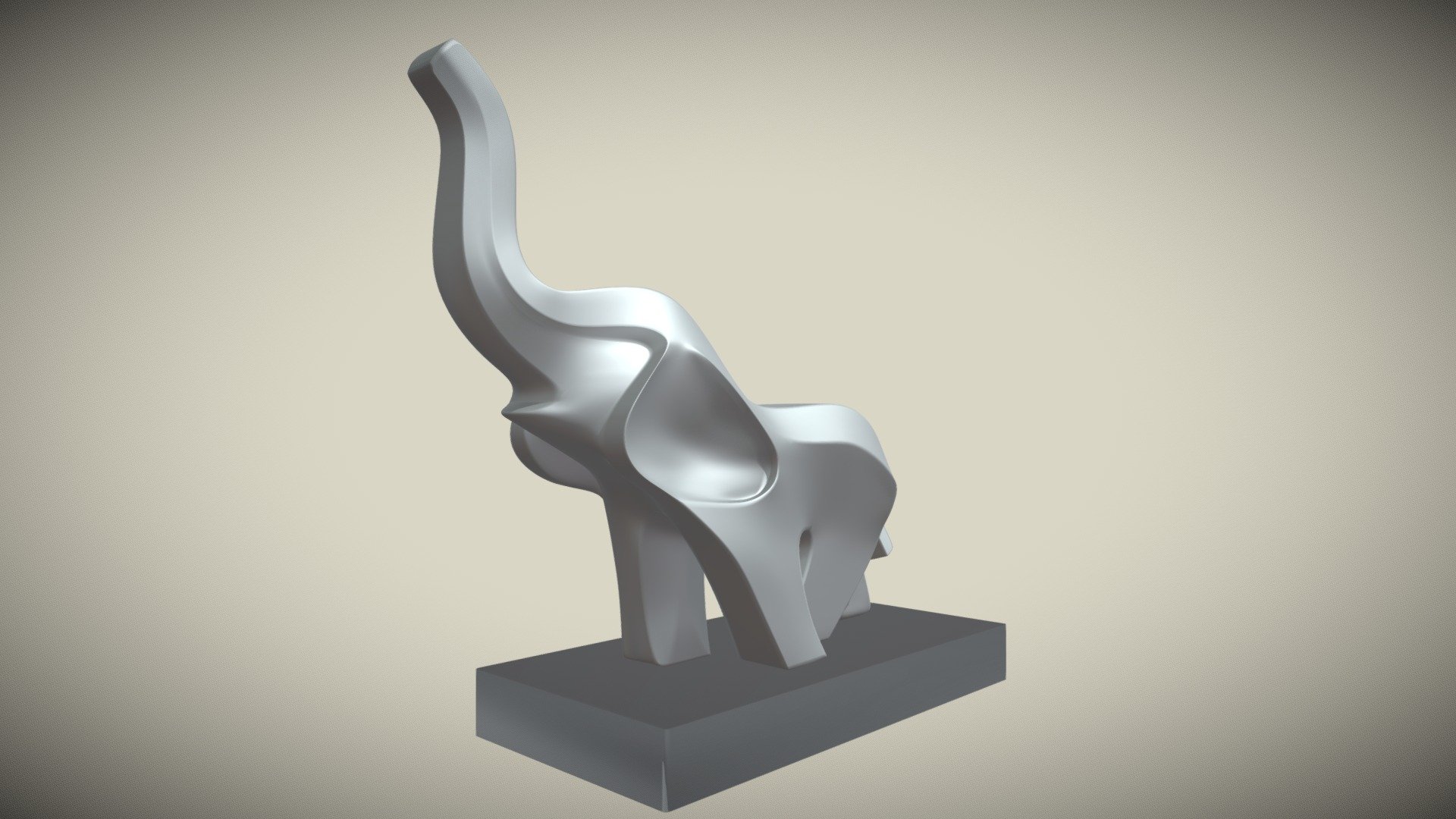 Screaming Elephant Statue - Buy Royalty Free 3D model by Mohit Akundi ...