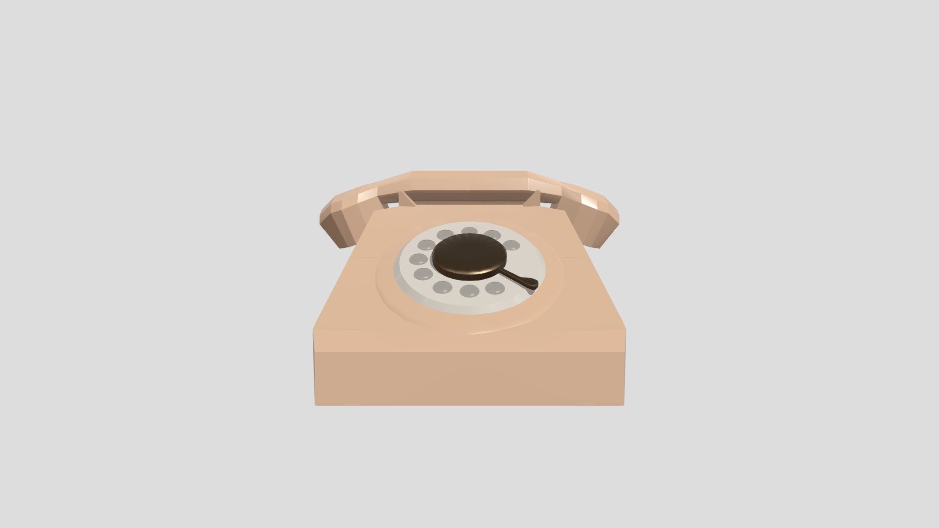 Rotary Phone - 3D model by yanx (@yx04) [0416f91] - Sketchfab