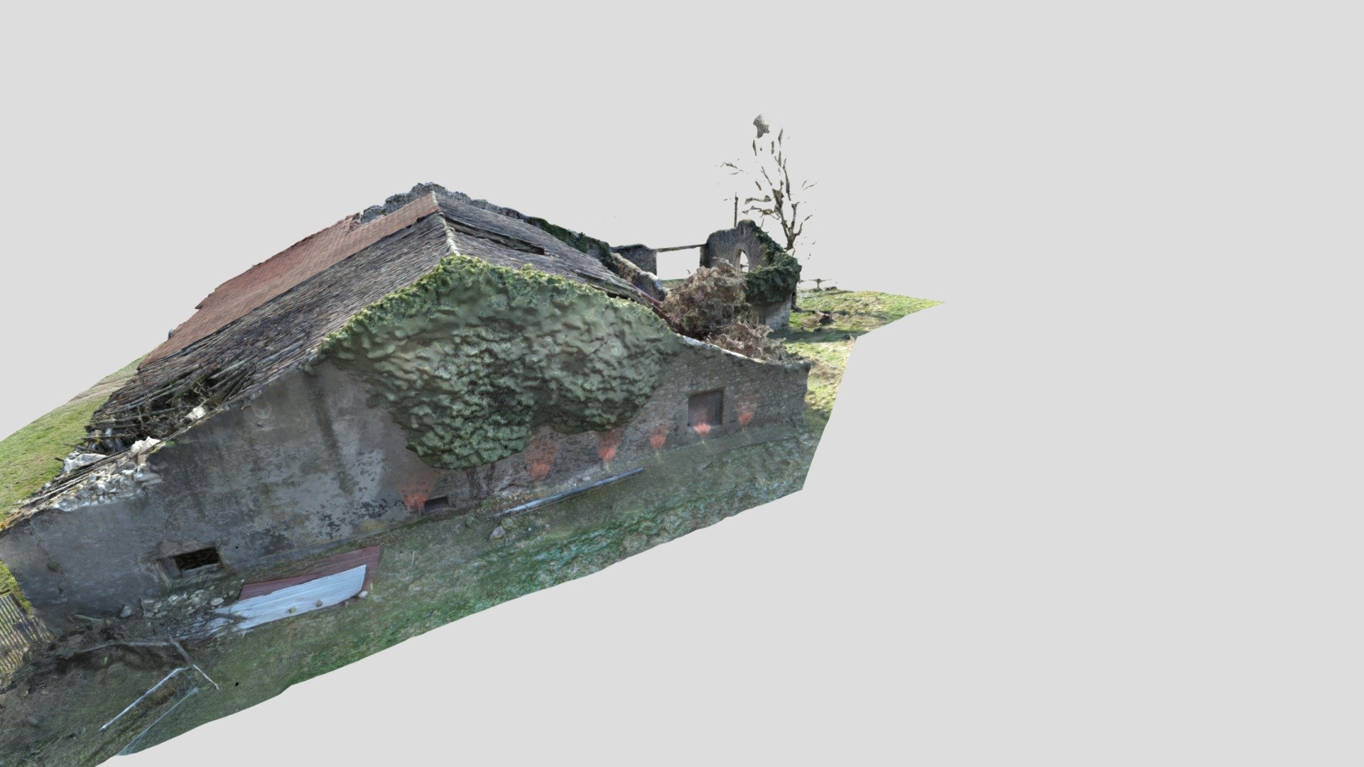 Mapping of a destroyed building Full Set Low Res - Download Free 3D ...