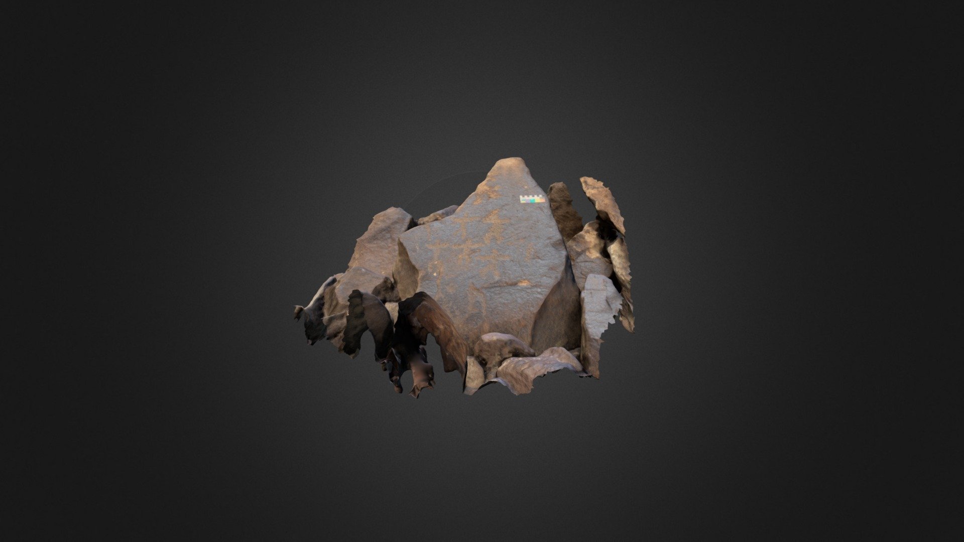 Rock 799 (2013) - 3D model by Ughtasar rock art project ...