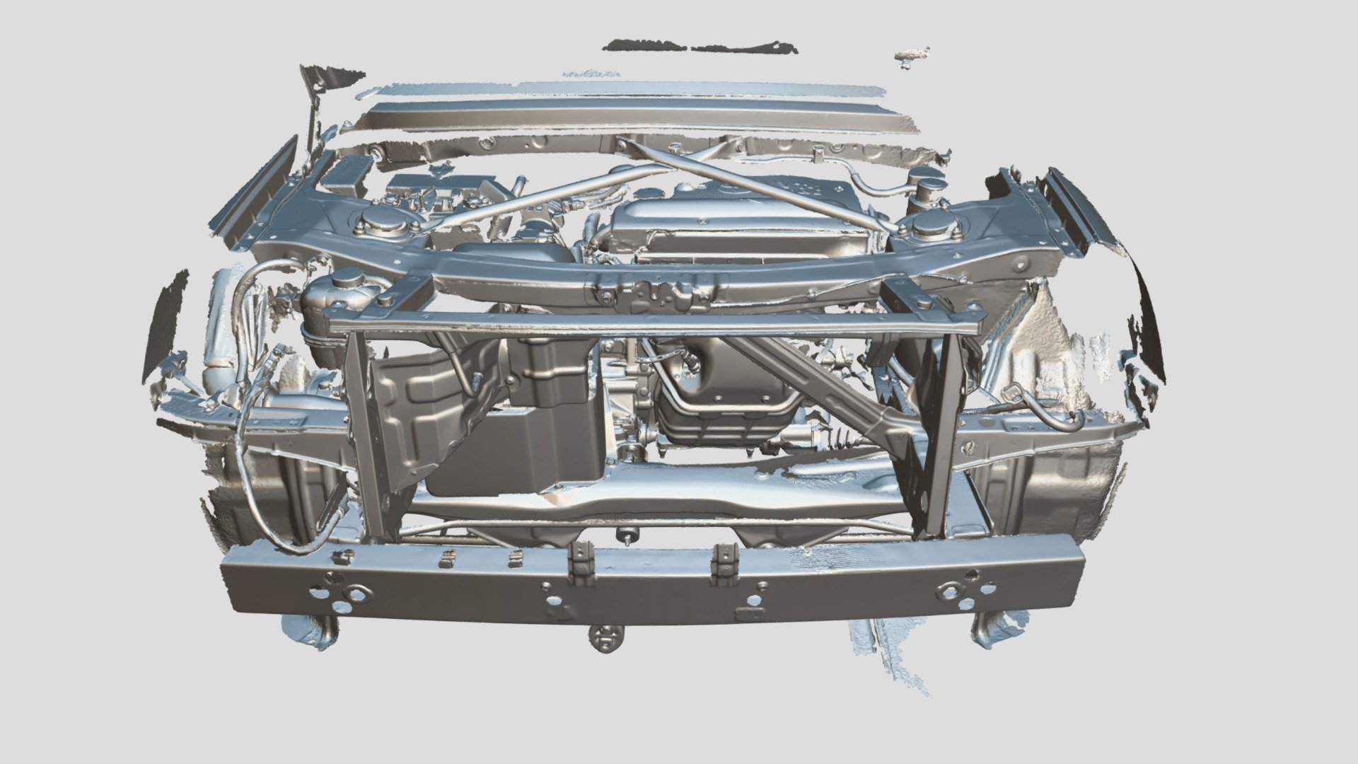 Toyota MR-2 (2001) - Engine bay - Low 3D scan - 3D model by SYBA garage ...