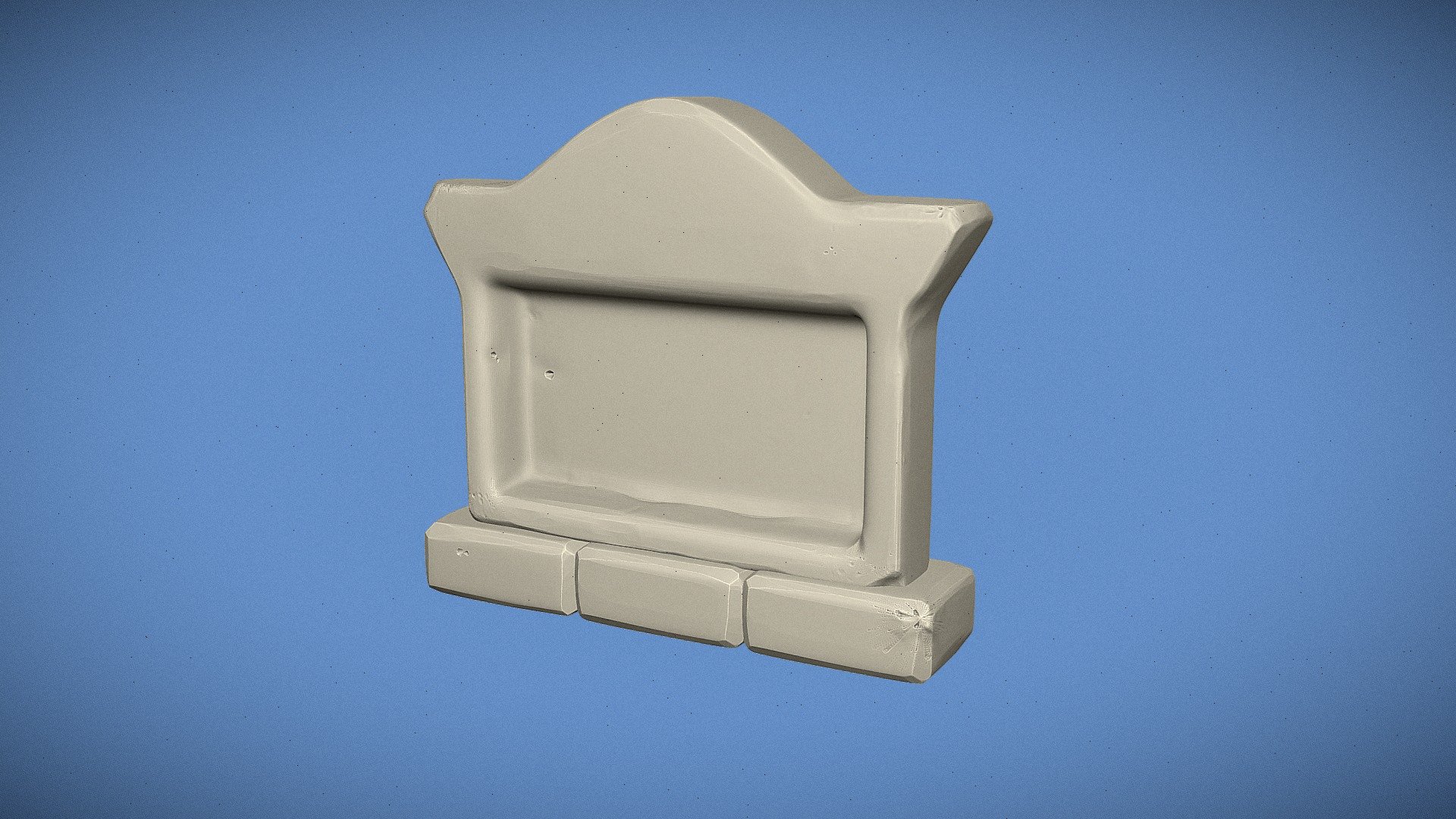Headstone High Poly - Download Free 3D model by jabba.gamess [041dd93 ...