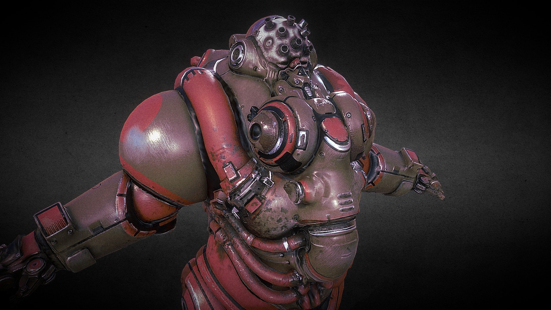 Cyborg - Buy Royalty Free 3D model by Guillermo Momplet (@momplet ...