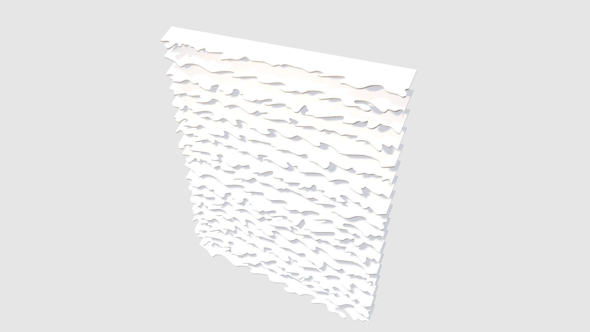 SPLASH | SLAT SCULPTURE - 3D model by PatternShape [0422867] - Sketchfab