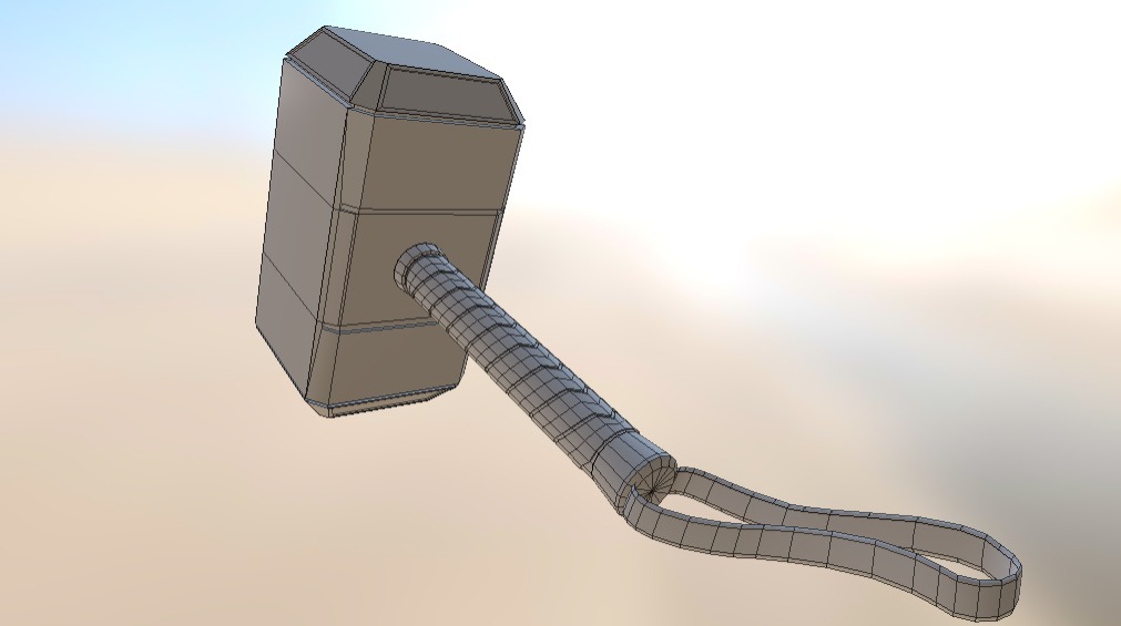 High Ress Mjölnir - 3D model by kzinnemers [0422ba1] - Sketchfab