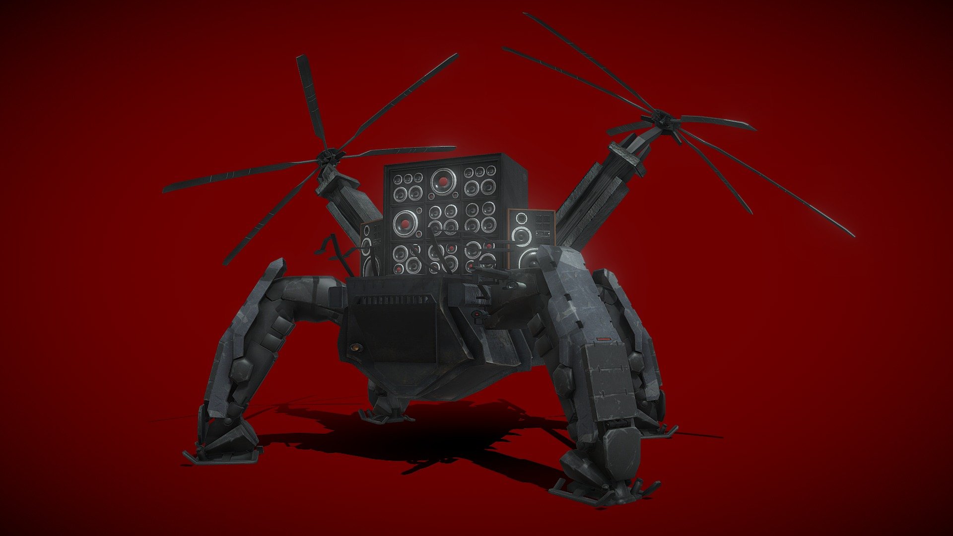 Elite Carrier Speaker Helicopter - Download Free 3D model by Elite Big ...
