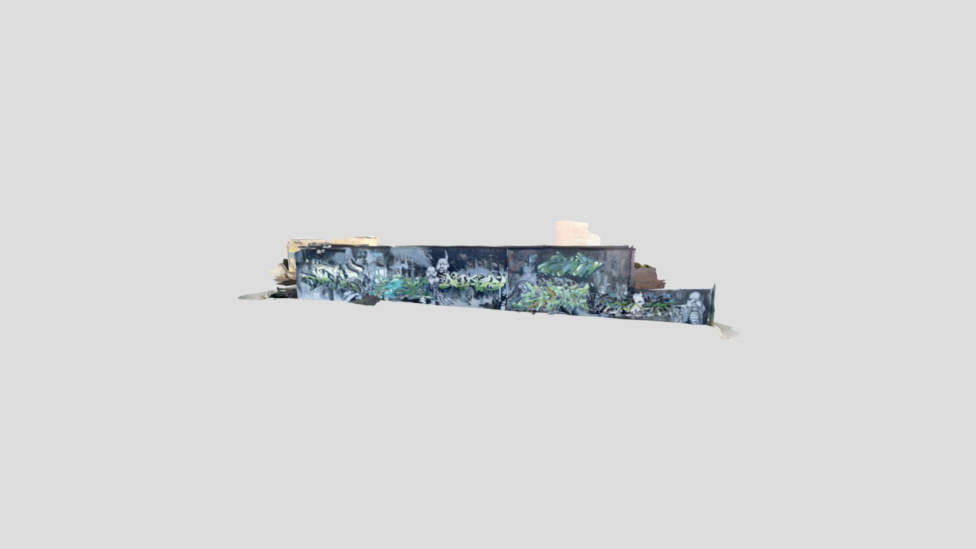 Day 29 - graffiti - 3D model by koa.xyz [0423a3b] - Sketchfab