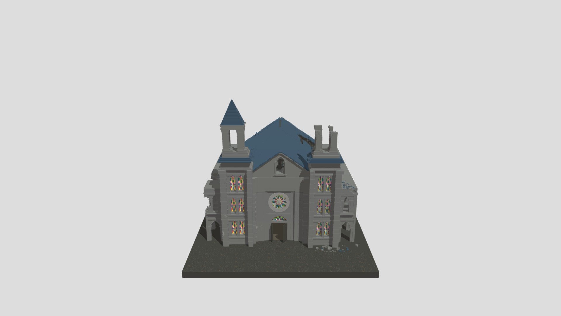 Final Fantasy VII - Sector 5 slums church - Download Free 3D model by ...