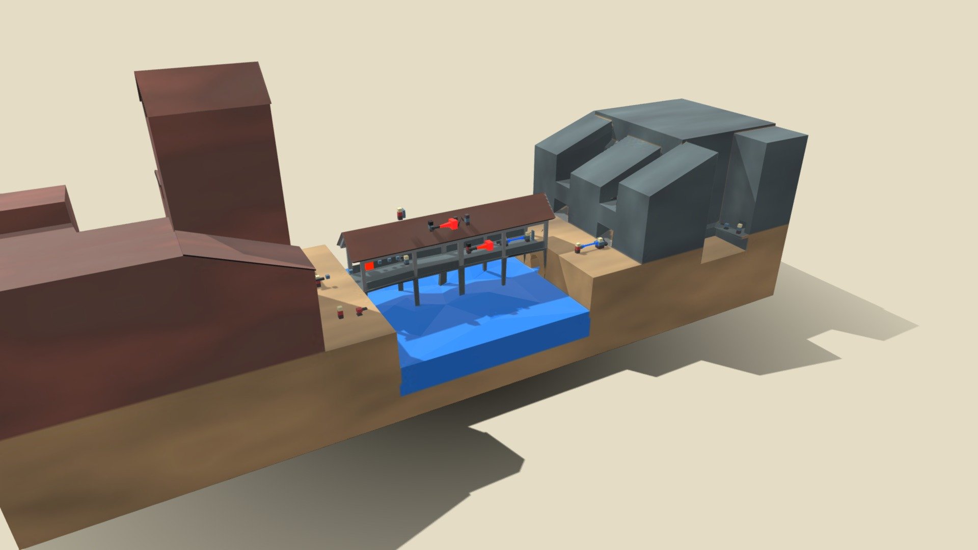 lowpoly 2fort from team fortress 2 diorama - 3D model by Santeri Jauhiainen (@santeridahlia ...