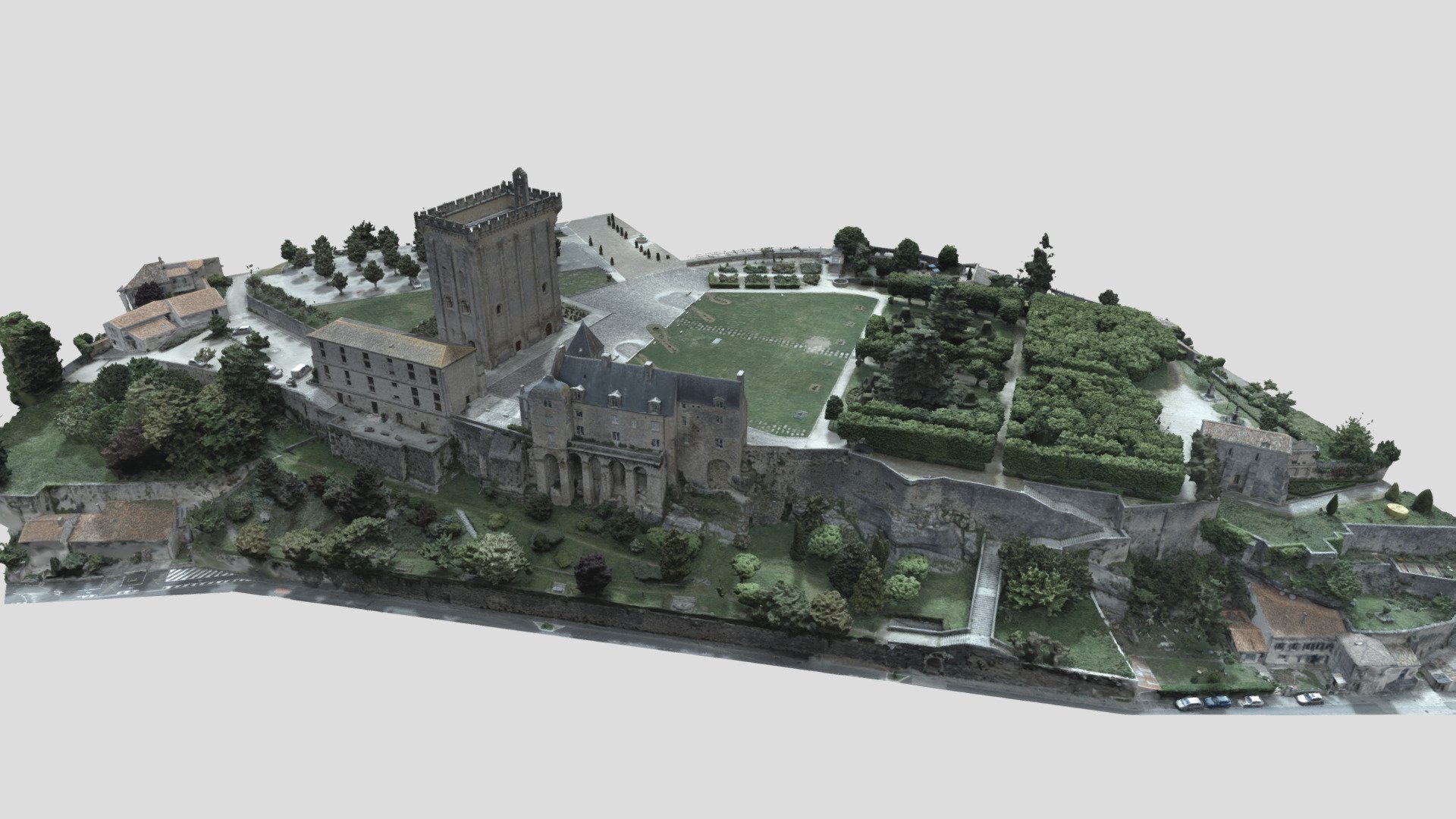 Donjon de Pons, France - 3D model by Roaming Project (@Roaming_Project ...