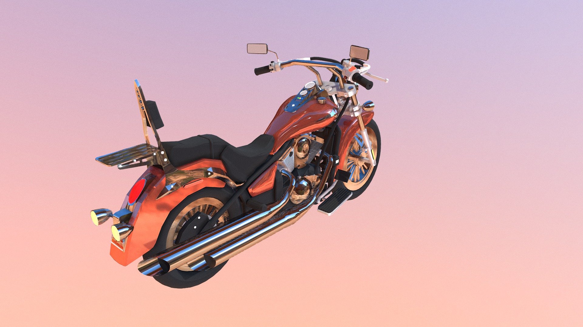 KZ Vulcan 900 Custom V9-23 2145 - Download Free 3D model by smithmisd ...