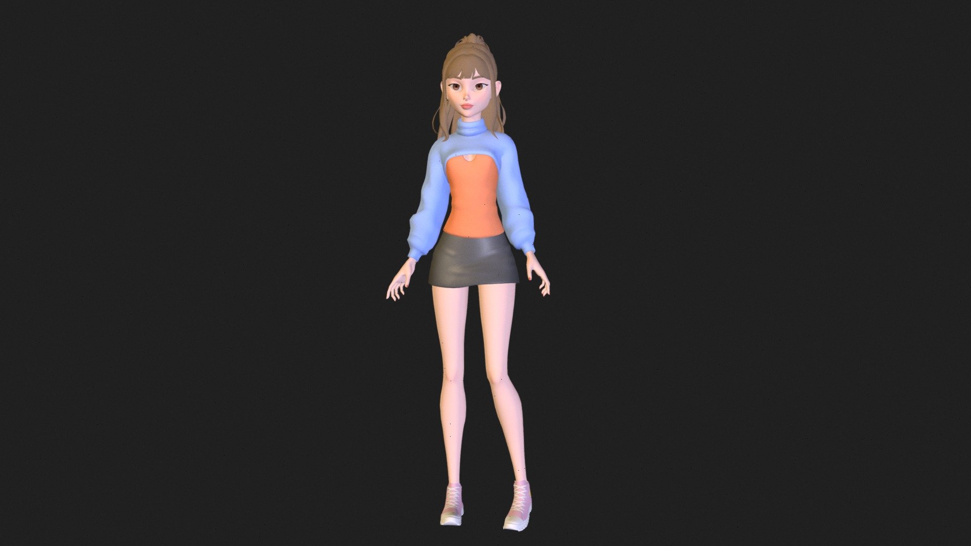 Sweet Girl - Idols Project - 3D model by Karolline Mac (@karollinemac ...