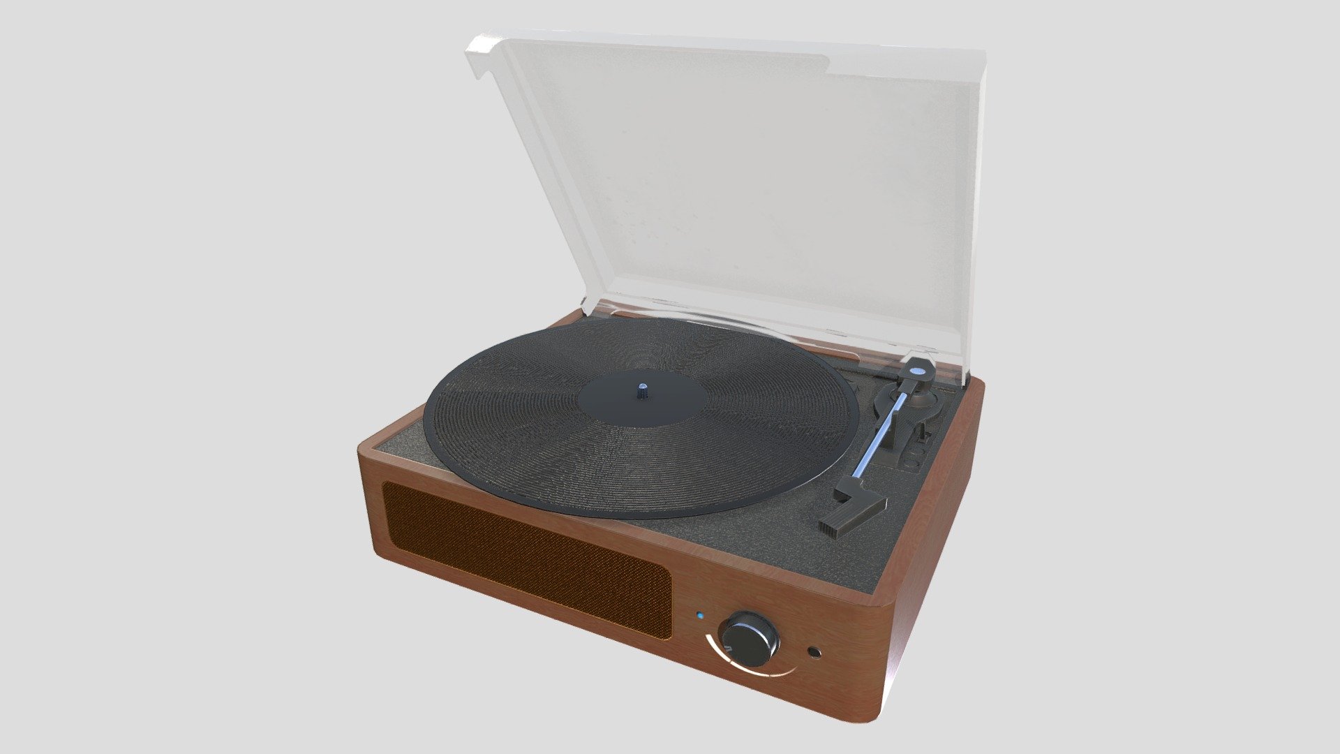 Vinyl Record Player - 3D model by dunstbinse [04293e2] - Sketchfab