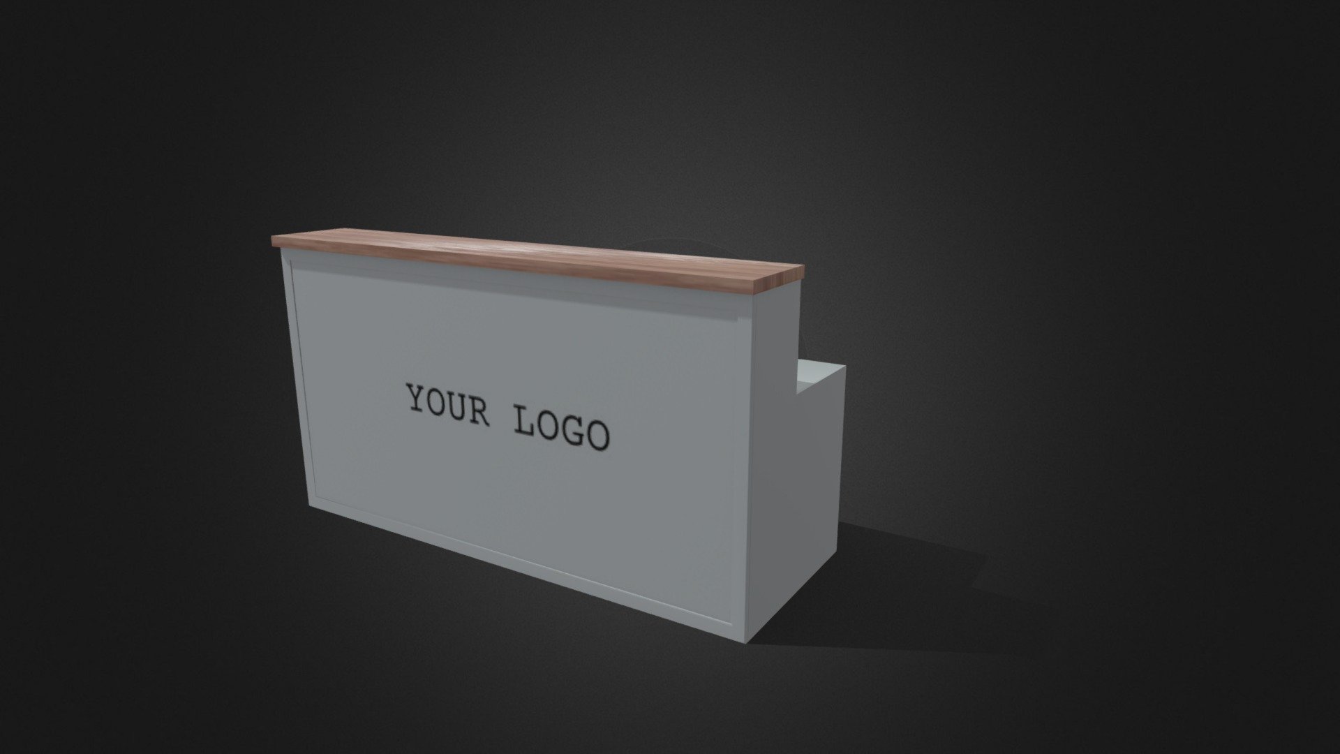 reception desk - Download Free 3D model by lampyre3d [042944a] - Sketchfab