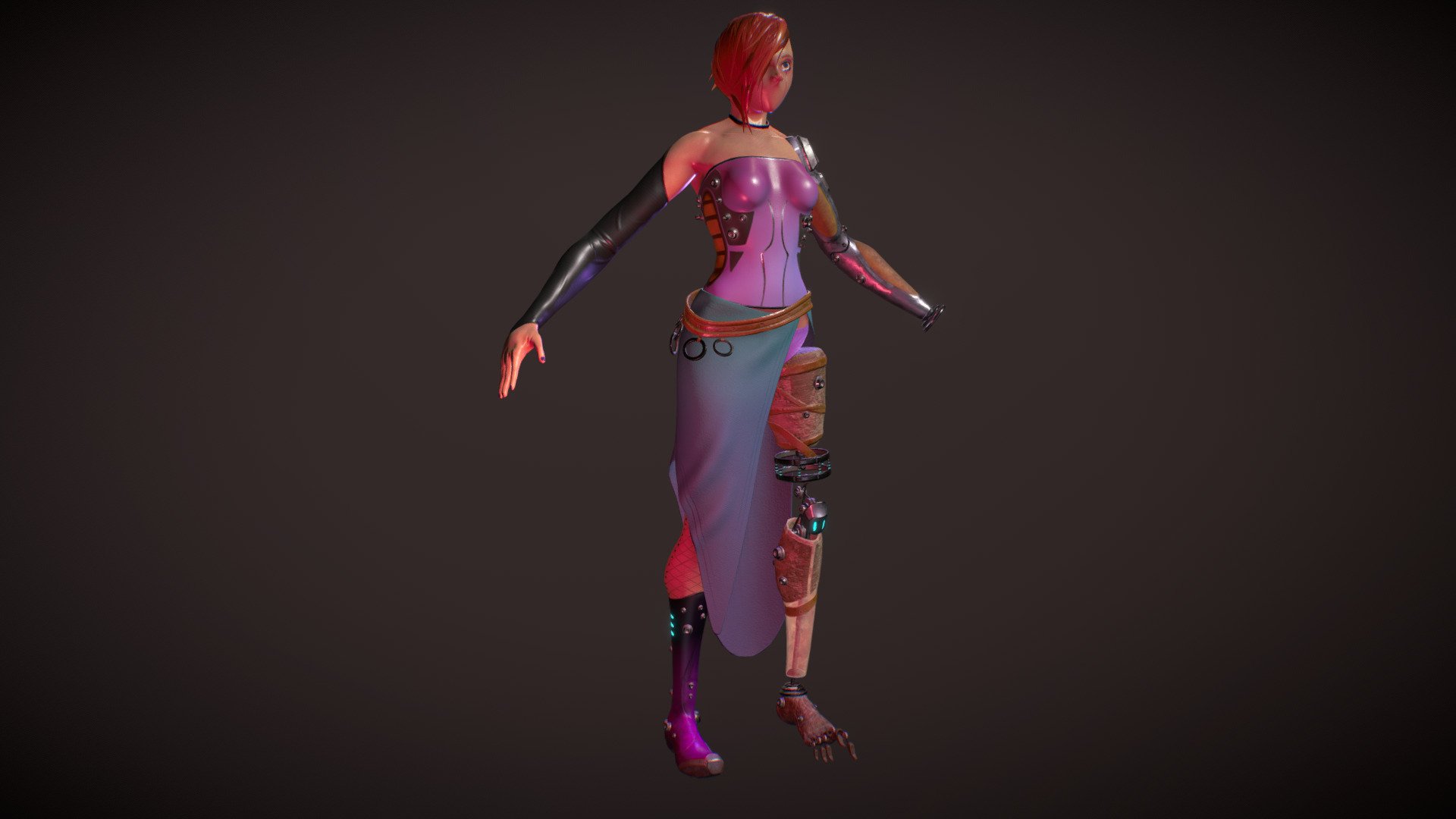 Pix // Sci-Fi Character - 3D model by Tom Miliez (@TomMiliez) [04296d8 ...