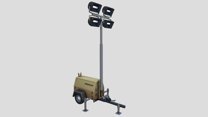 Light-tower 3D models - Sketchfab