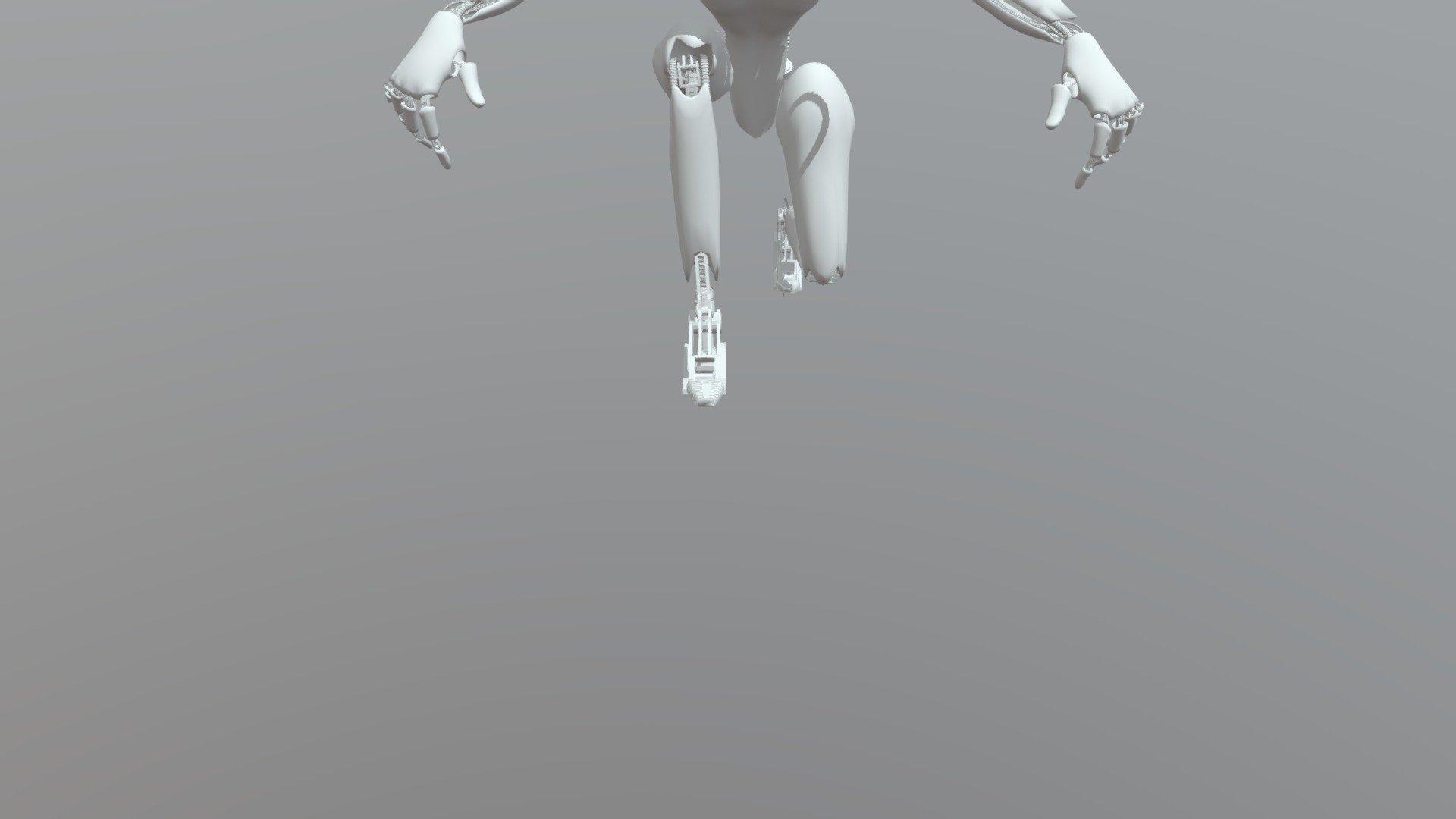 Skinning Test Cyborg - 3D model by adamsgc1 [042f0a4] - Sketchfab